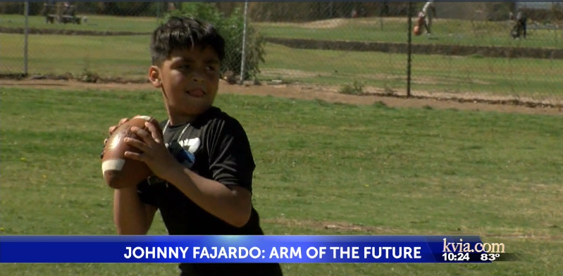 The next great QB? 10-year-old Johnny Fajardo is turning heads ...